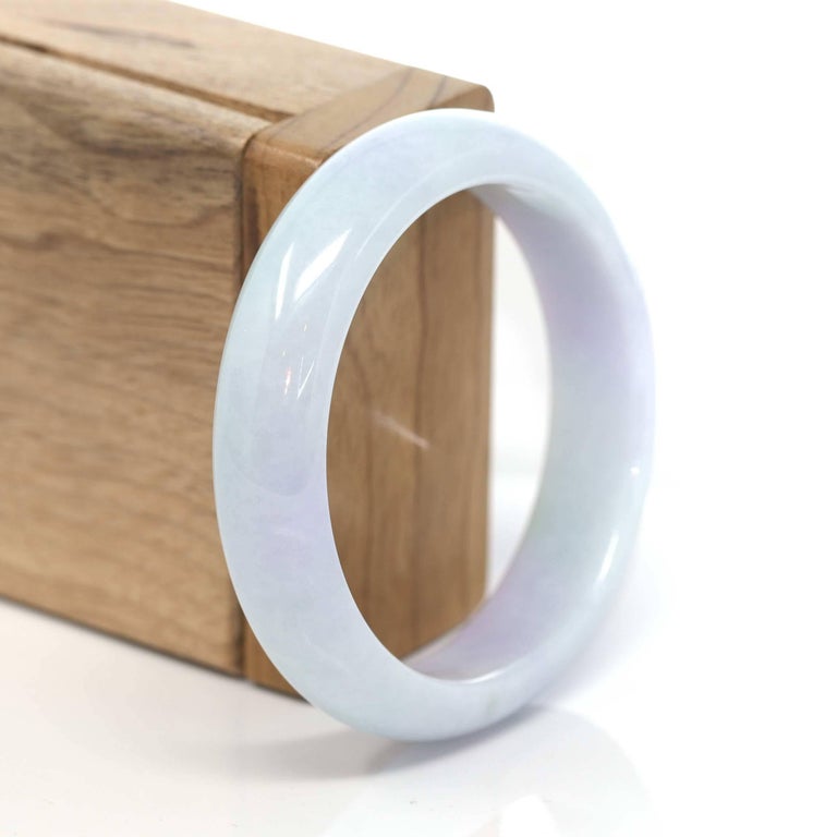 Genuine Burmese Lavender Jadeite Jade Bracelet Bangle #212 For Sale at ...