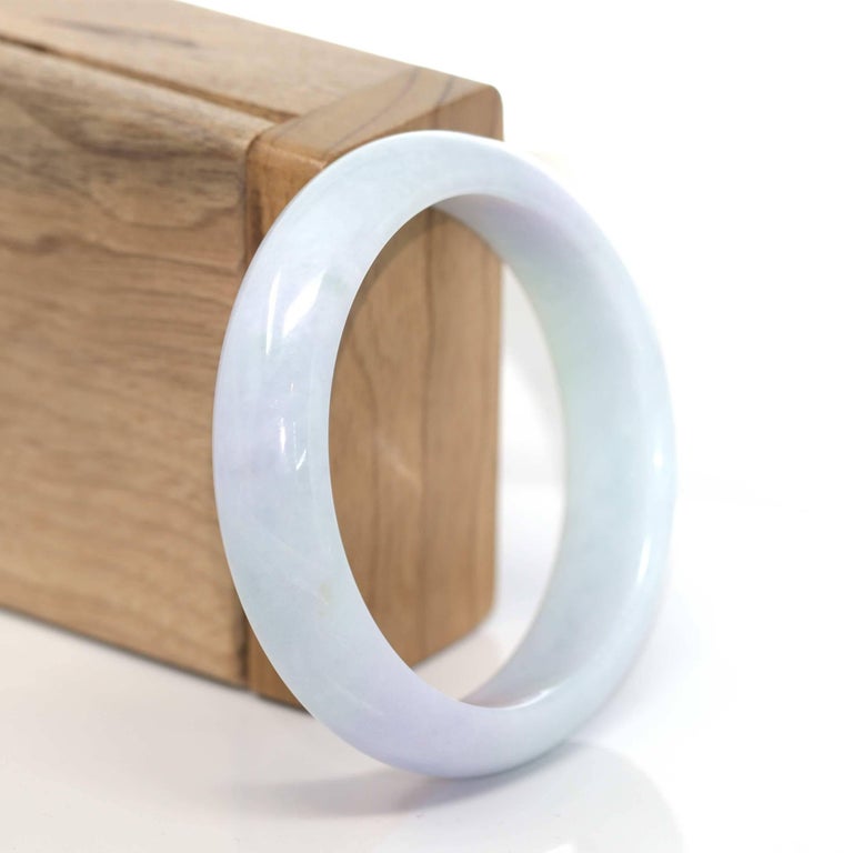 Genuine Burmese Lavender Jadeite Jade Bracelet Bangle #212 For Sale at ...
