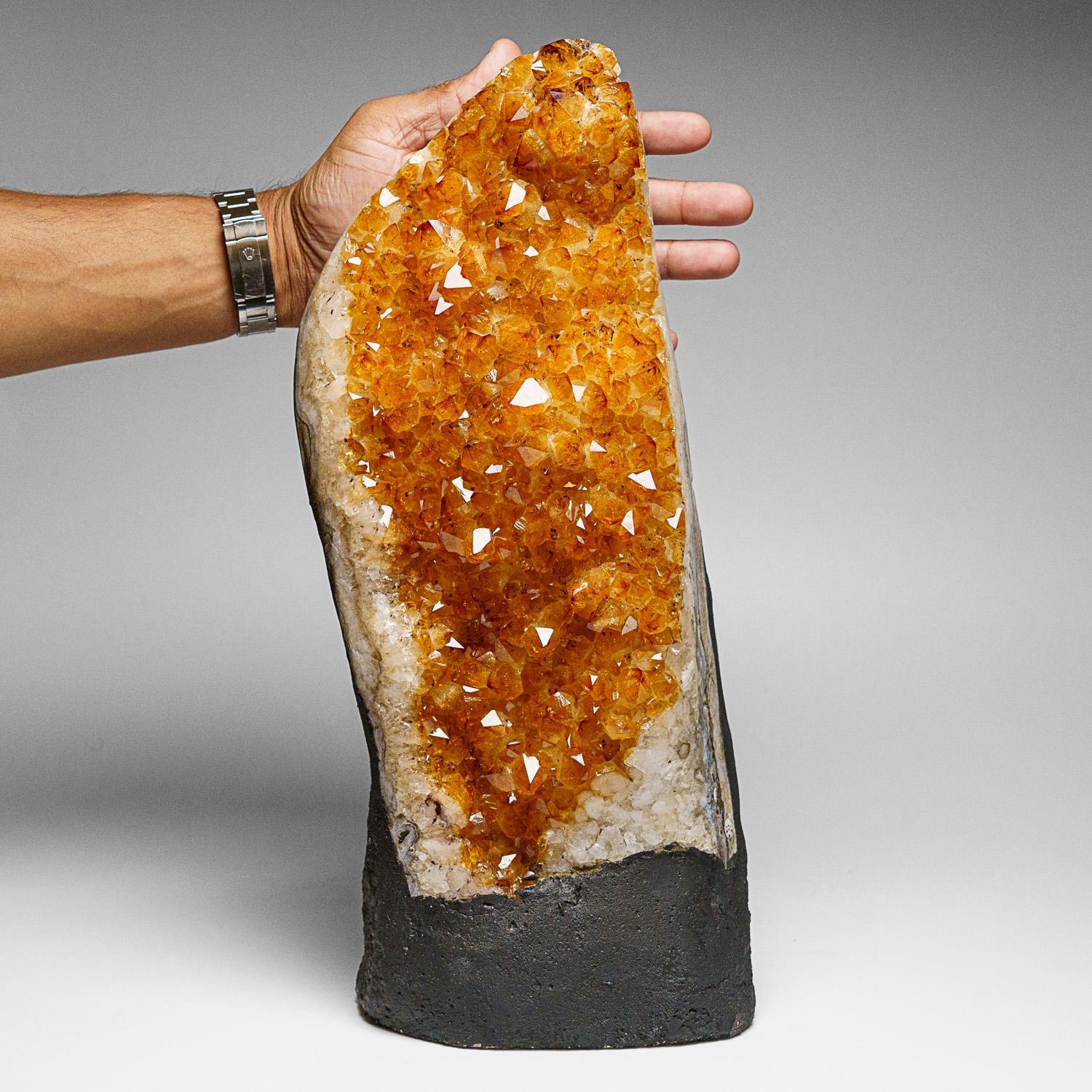 Genuine Citrine Quartz Crystal Cluster from Brazil (21.5 lbs) For Sale ...