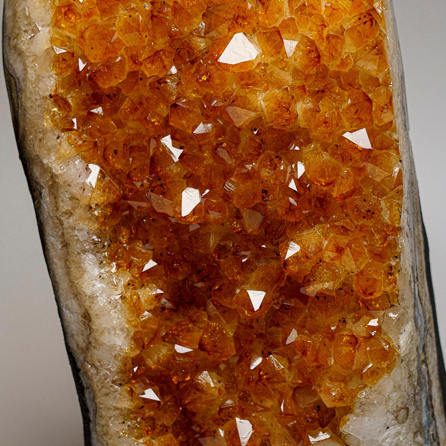 Genuine Citrine Quartz Crystal Cluster from Brazil (21.5 lbs) For Sale at 1stDibs