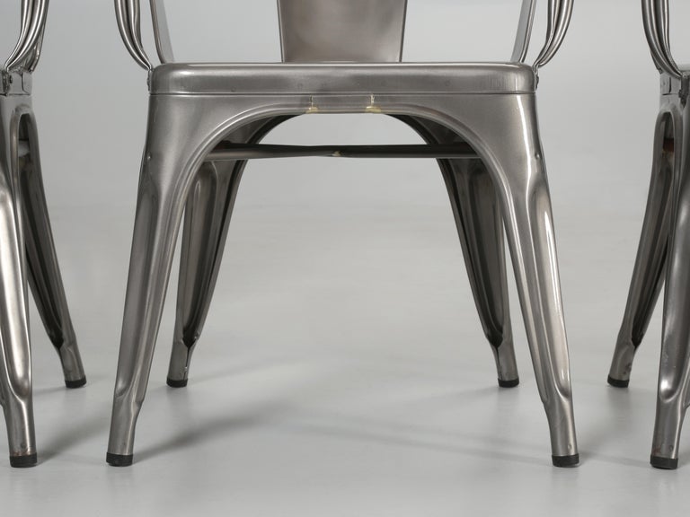 Genuine French Made Tolix Arm Chairs Powder Coated, Showroom Samples ...