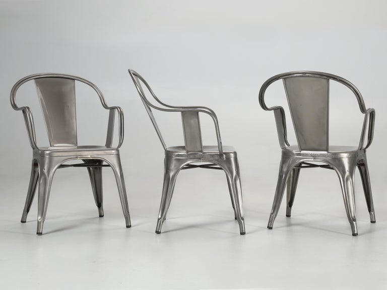 Genuine French Made Tolix Arm Chairs Powder Coated, Showroom Samples ...