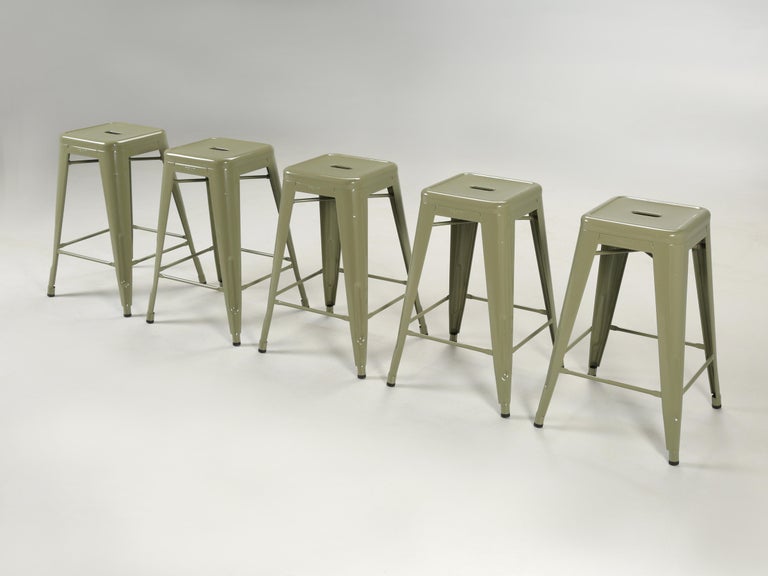 Genuine French Tolix Stacking Stools, Hundred's Available '3' Heights ...