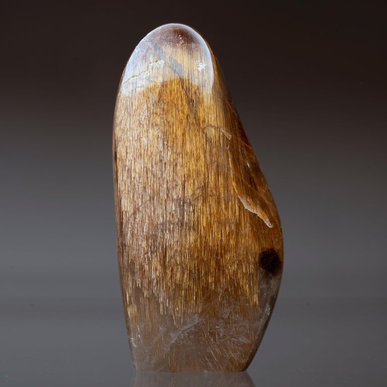 Genuine Hand-Polished Golden Rutilated Quartz Freeform // 4.38 Lb For ...