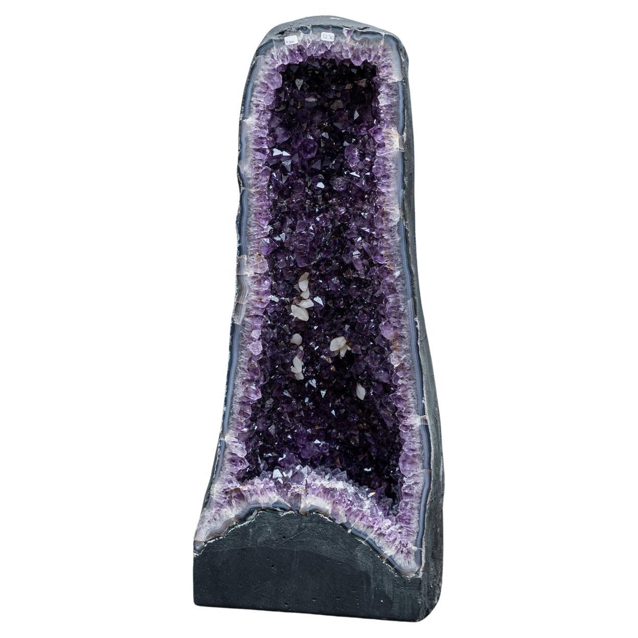 Genuine Amethyst Crystal Cluster Geode on Stand from Brazil (153 lbs ...