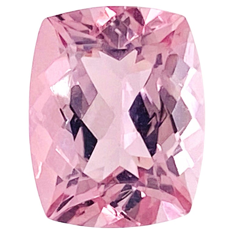 Genuine Morganite Gemstone, Elongated Cushion Shape 1.97 Carats For ...