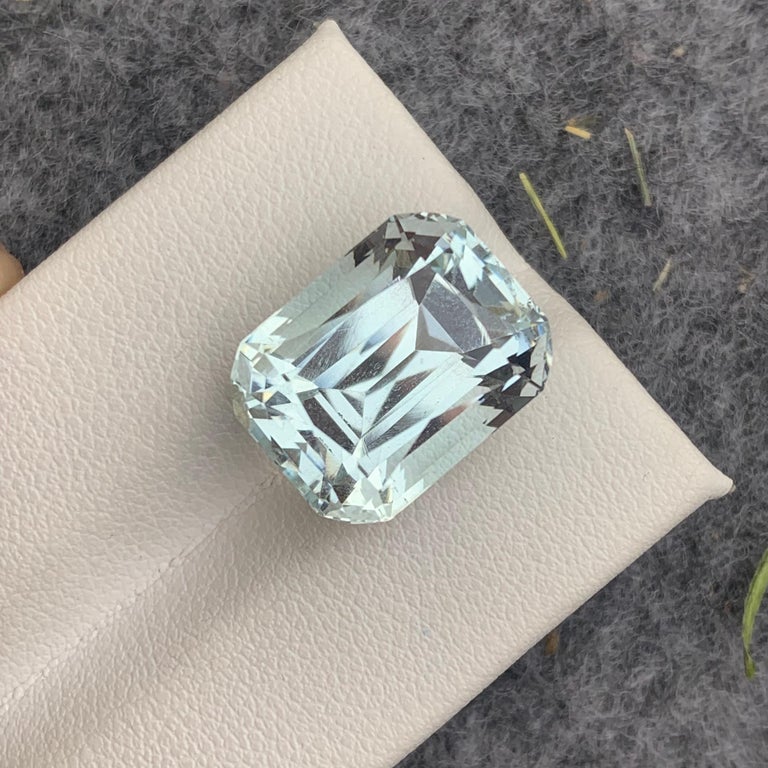 Genuine Natural Faceted Aquamarine Pakistani Mine 14.80 Carat March ...
