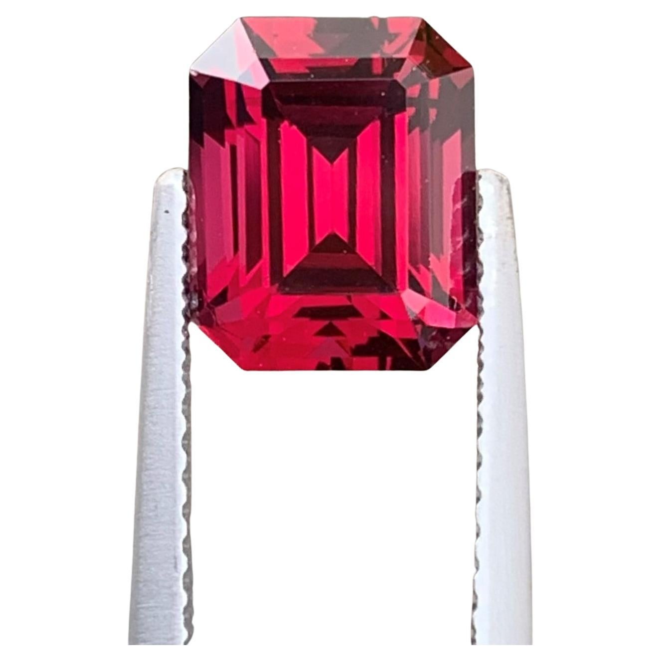 Pink Garnet Emerald Cut - 222 For Sale on 1stDibs