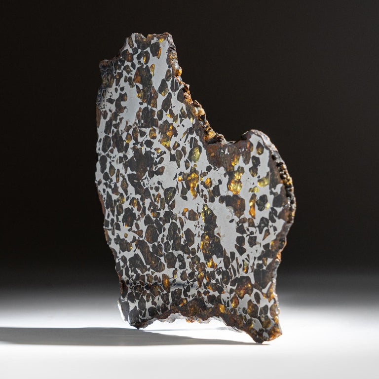 Genuine Natural Seymchan Pallasite Meteorite Slab For Sale at 1stDibs