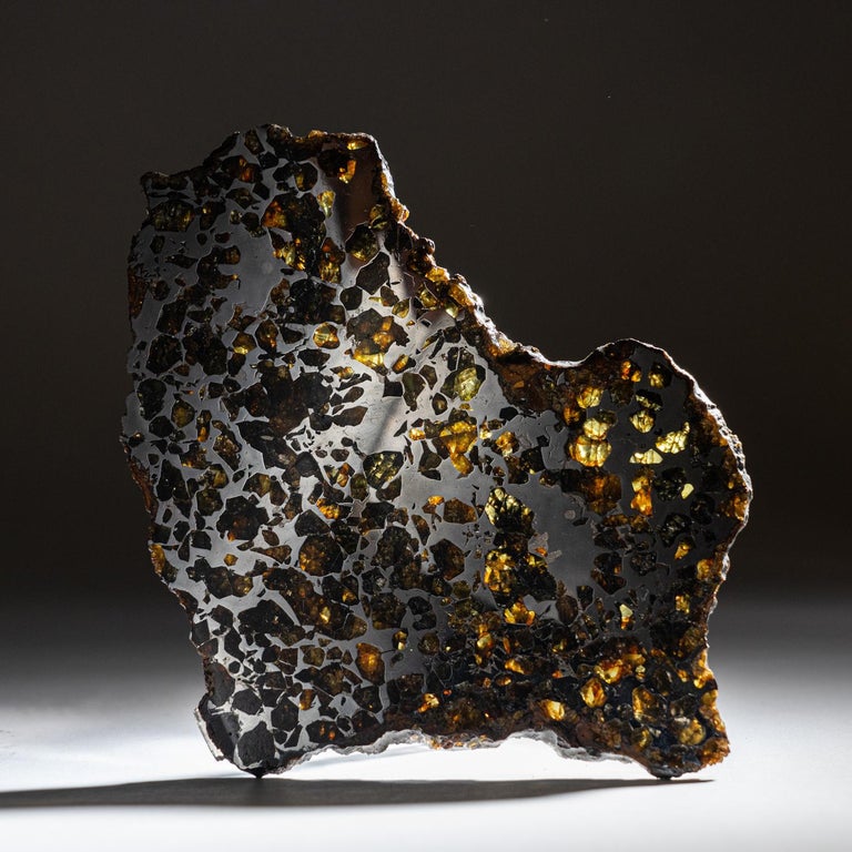 Genuine Natural Seymchan Pallasite Meteorite Slab For Sale at 1stDibs