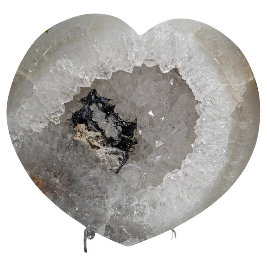 Genuine Polished Agate Geode Heart from Brazil '3.5 lbs' For Sale at ...