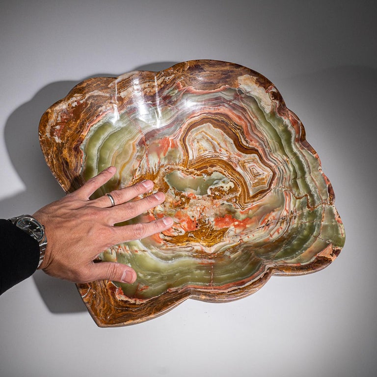 Genuine Polished Banded Onyx Bowl from Mexico '19.8 lbs' For Sale at ...