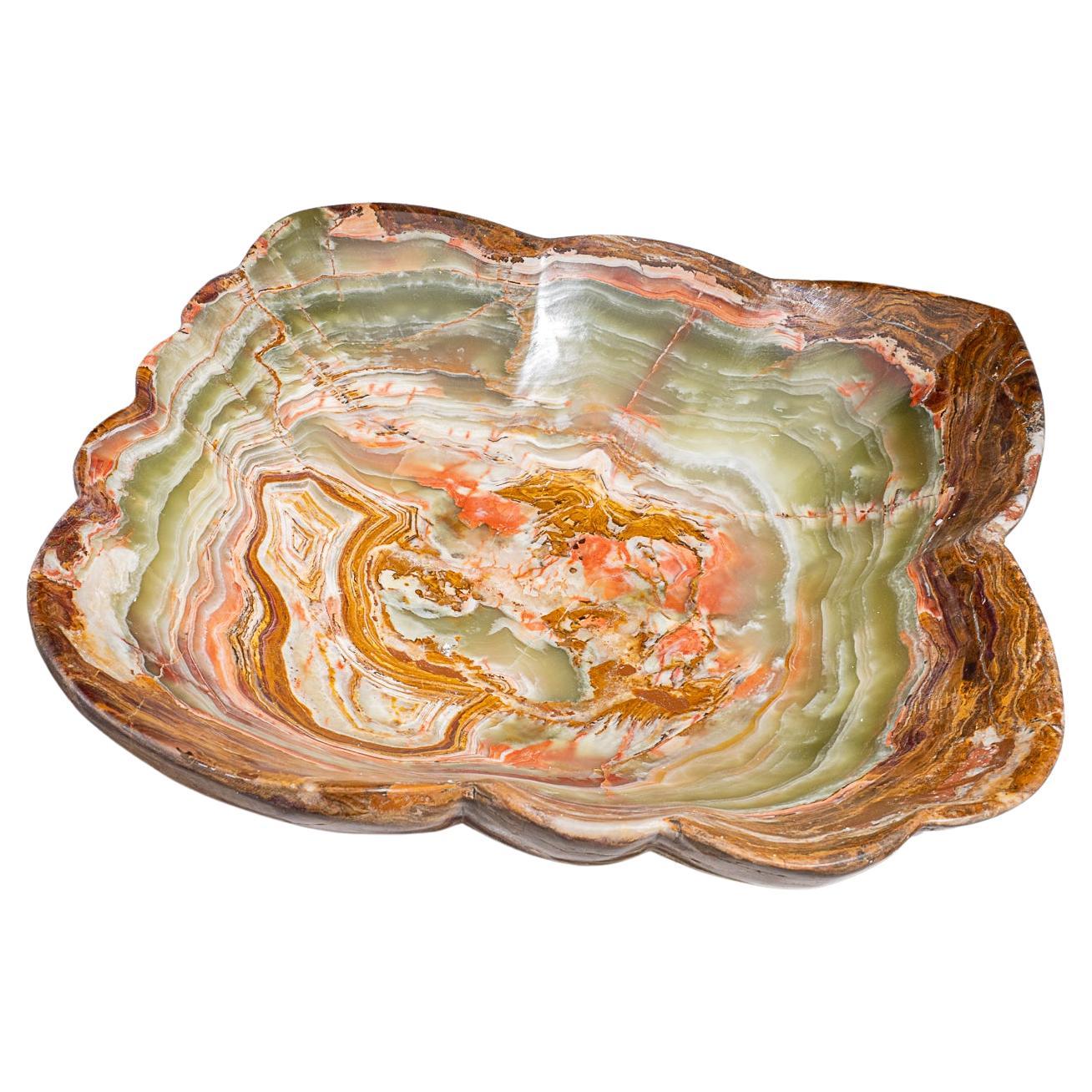 Genuine Polished Brown and White Onyx Bowl from Mexico (7.2 lbs) For ...