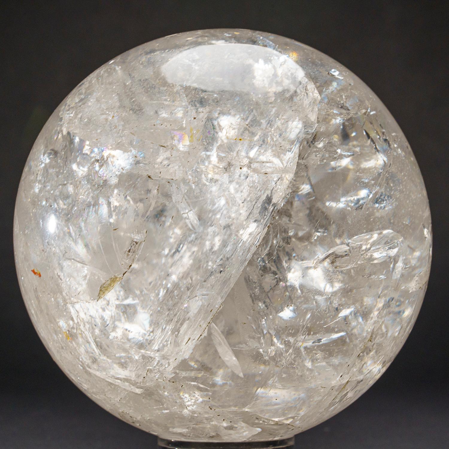 Genuine Polished Clear Quartz Sphere from Brazil (7 lbs) For Sale at ...