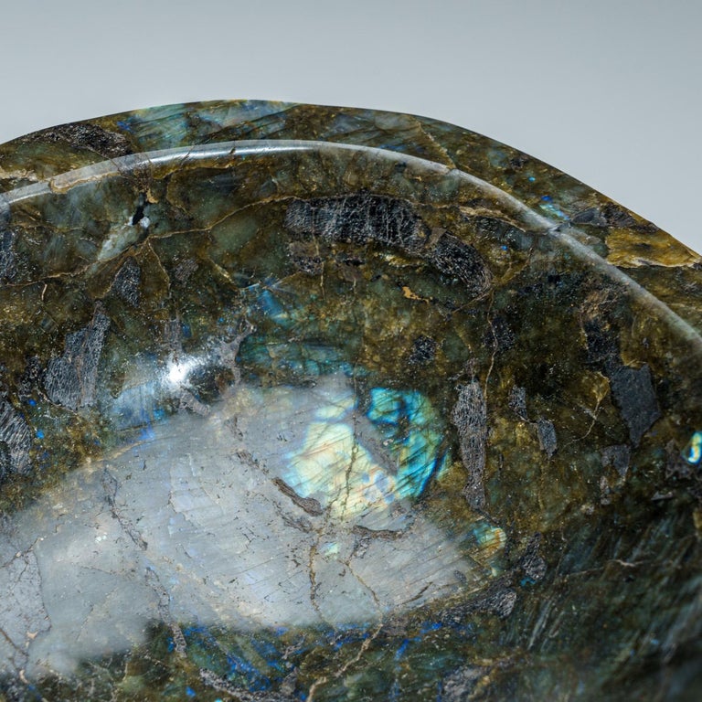 Genuine Polished Labradorite Large Bowl from Madagascar (21 lbs) For ...