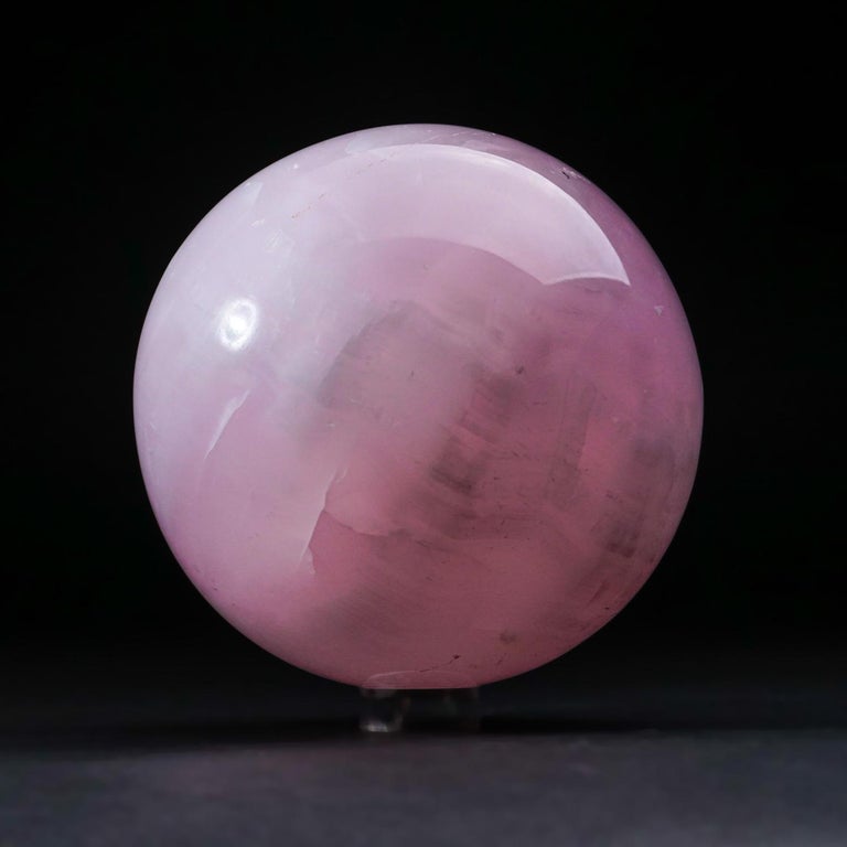 Genuine Polished Pink Mangano Calcite Sphere (10.5 lbs) For Sale at 1stDibs