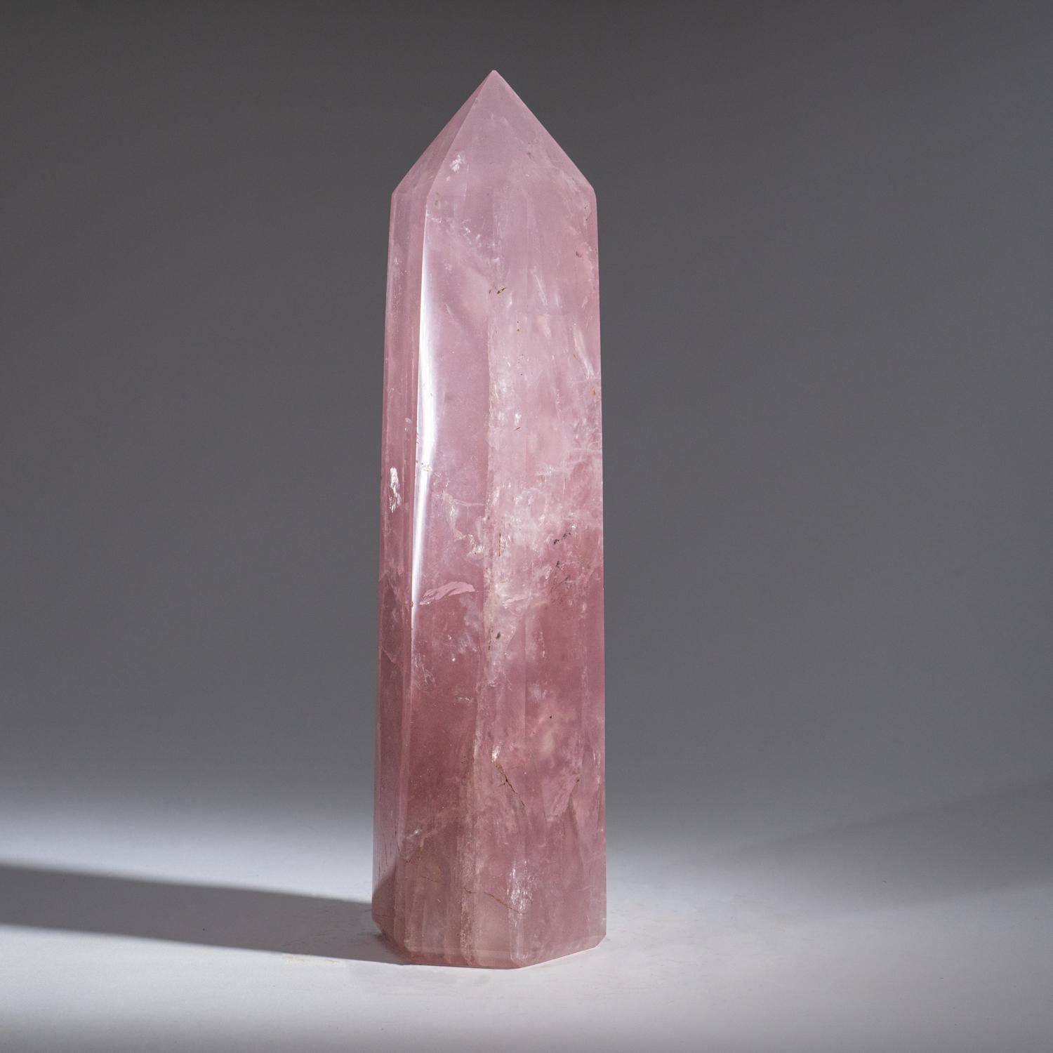 Genuine Rose Quartz Polished Point (5 lbs) For Sale at 1stDibs