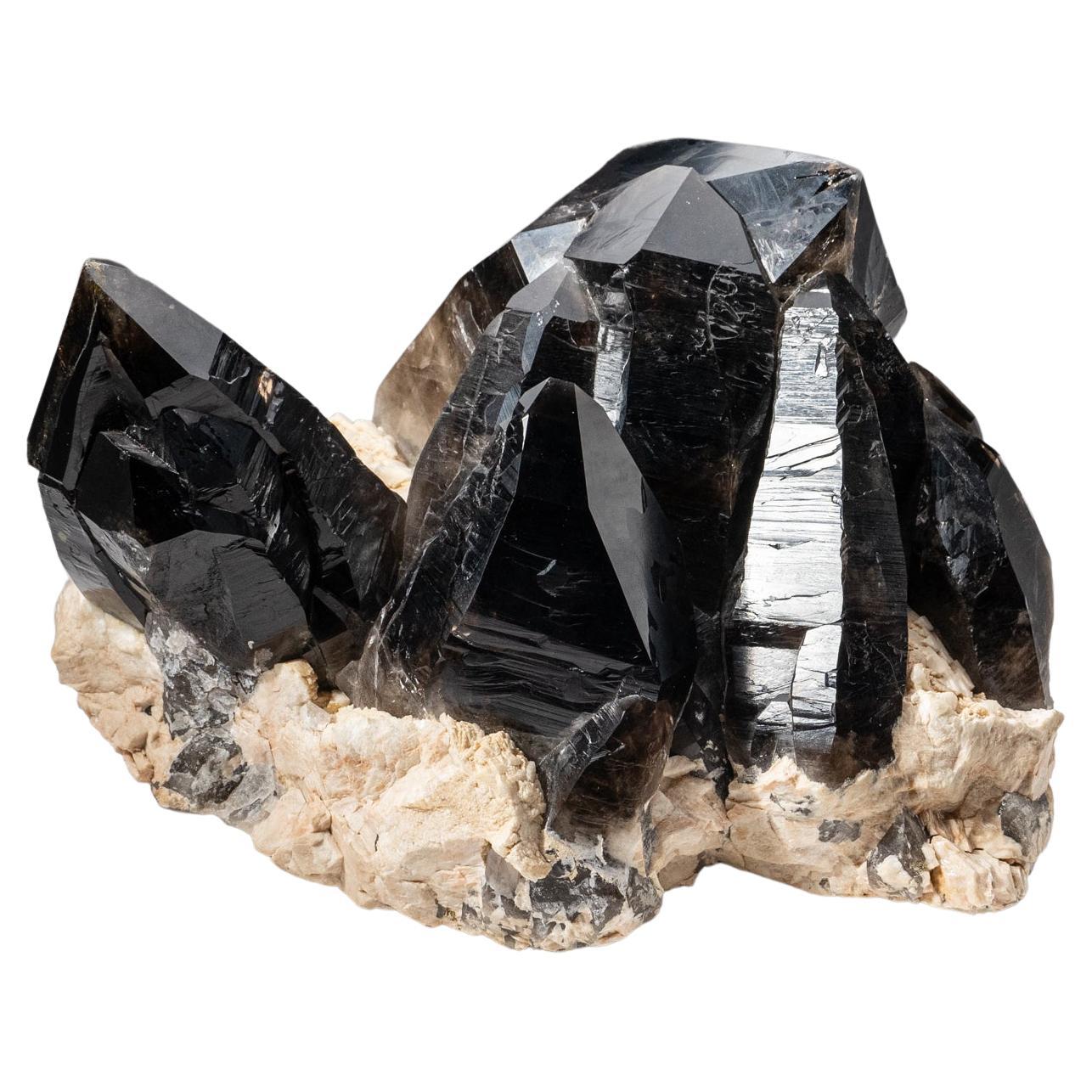 Brazilian Quartz Cluster Natural Form in Acrylic Base For Sale at 1stDibs