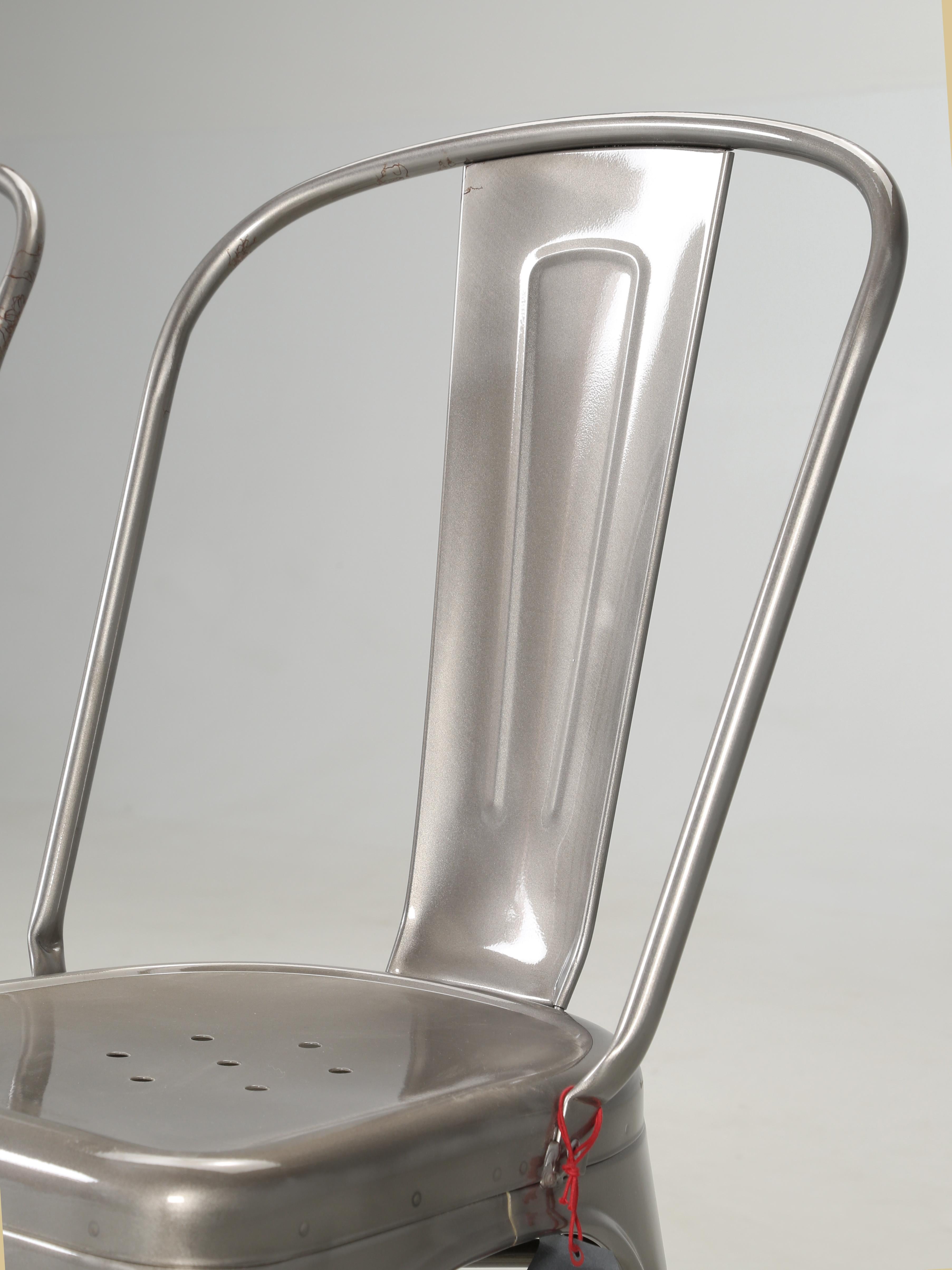 Genuine Tolix Steel Stacking Chairs Showroom Samples Over 1500 Pieces ...