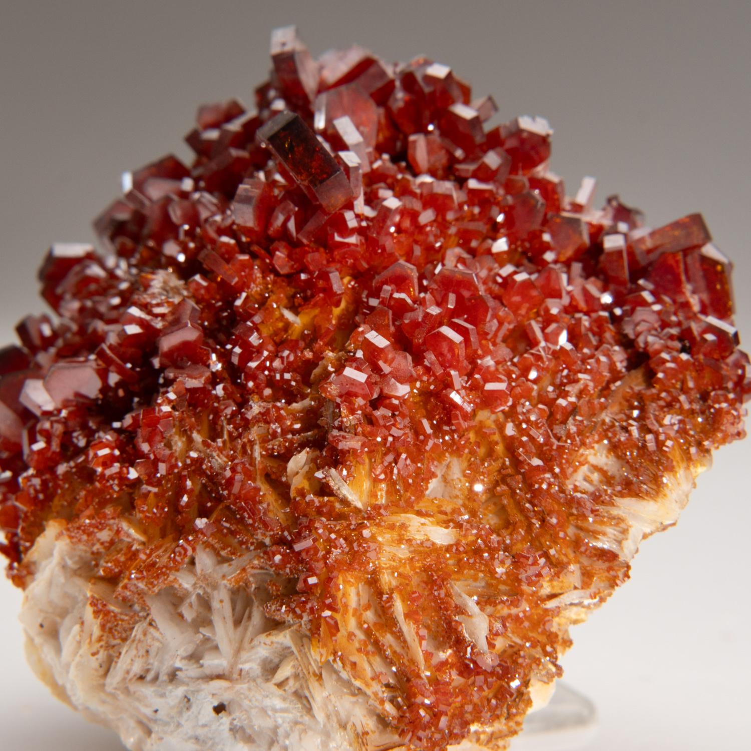 Genuine Vanadinite Crystal Cluster on Matrix from Morocco (2.2 lbs) For ...