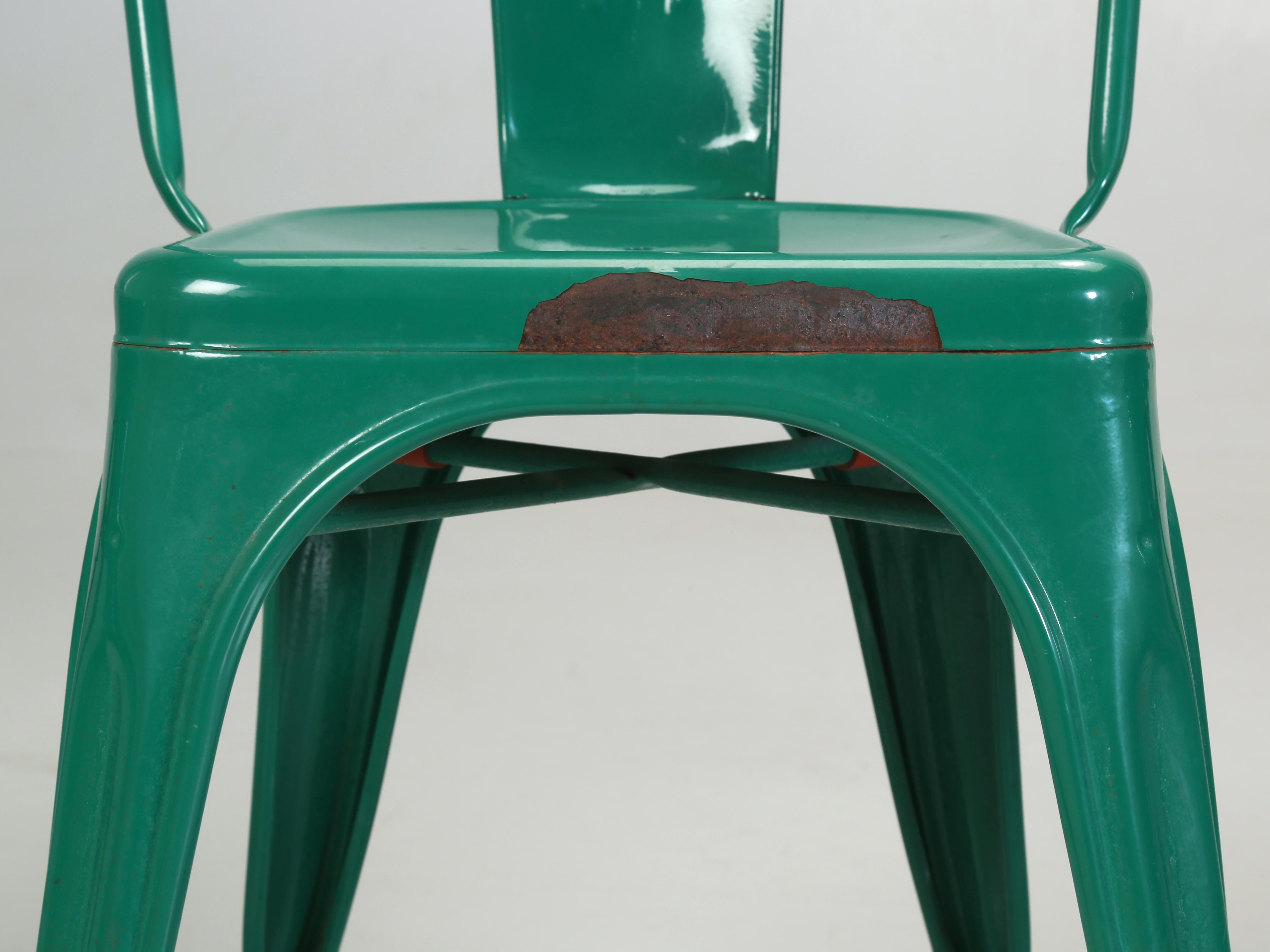 Genuine Vintage Tolix Made in France in Their Envy Green Now Distressed ...