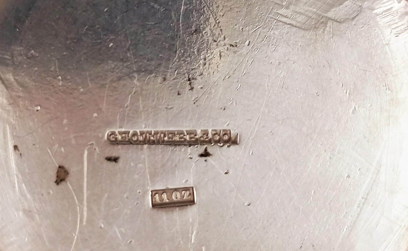 Geo. W. Webb and Co. Hand-Chased Coin Silver Aesthetic Repousse Pitcher ...