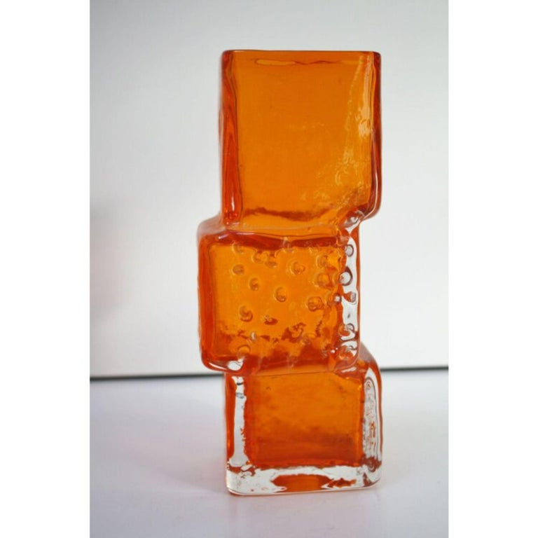 Geoffrey Baxter Mid-Century Art Glass Vase for Whitefriars For Sale at ...
