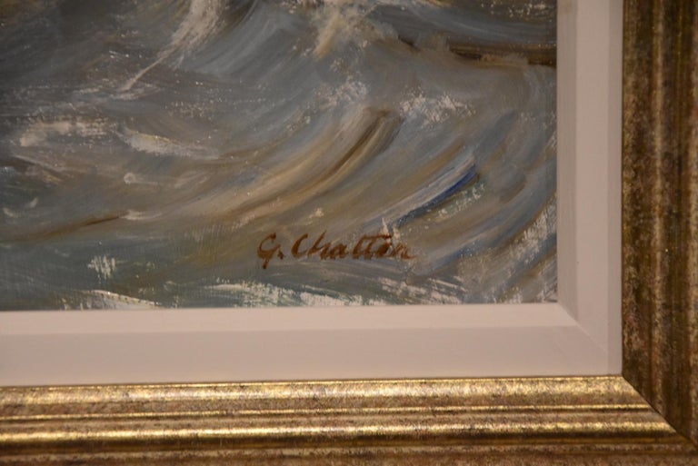 Geoffrey chatten - Oil Painting by Geoffrey Chatten R.B.A "Gorleston ...