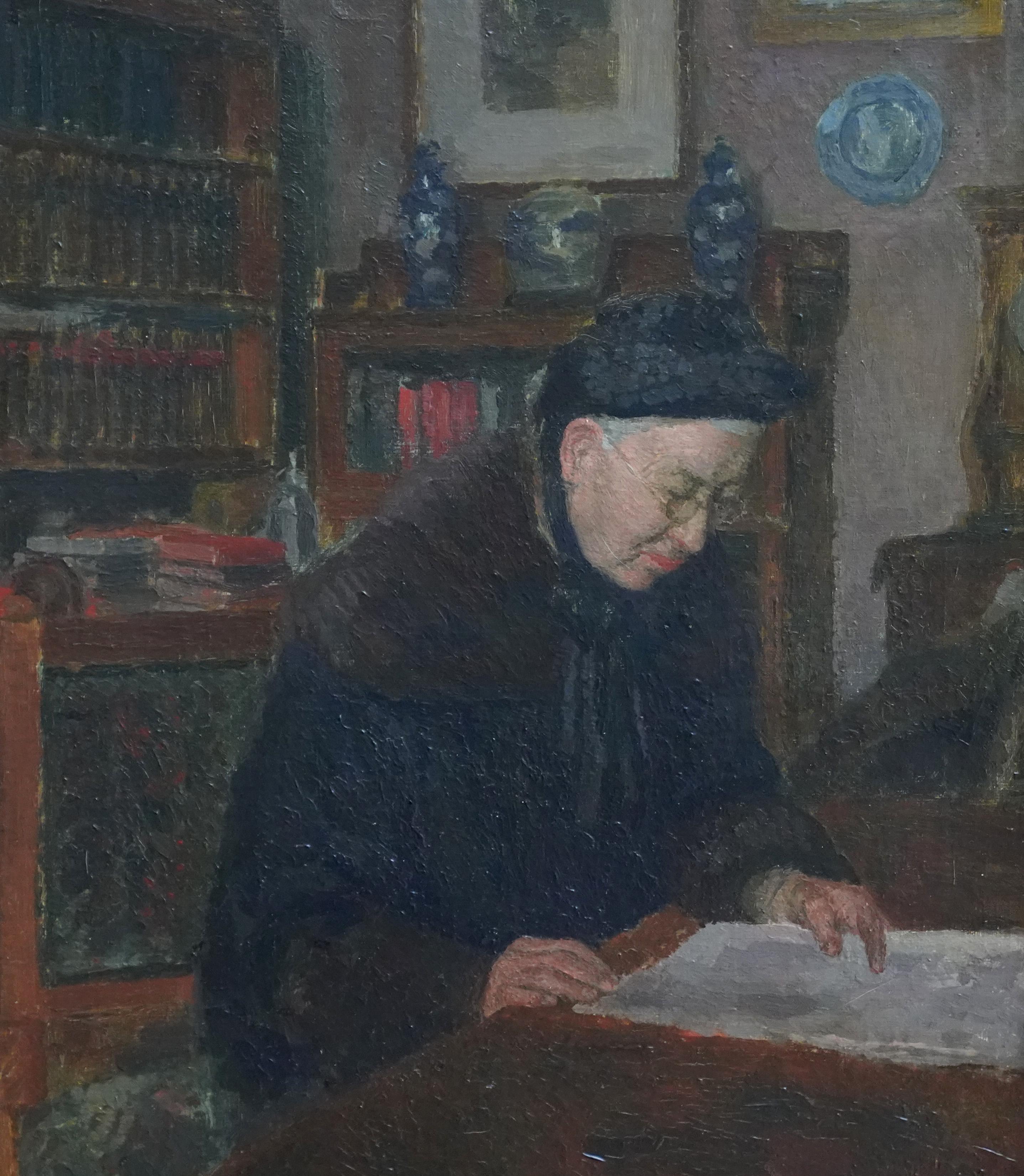 Geoffrey Hamilton Rhoades - Interior Portrait of Artist's Aunt ...