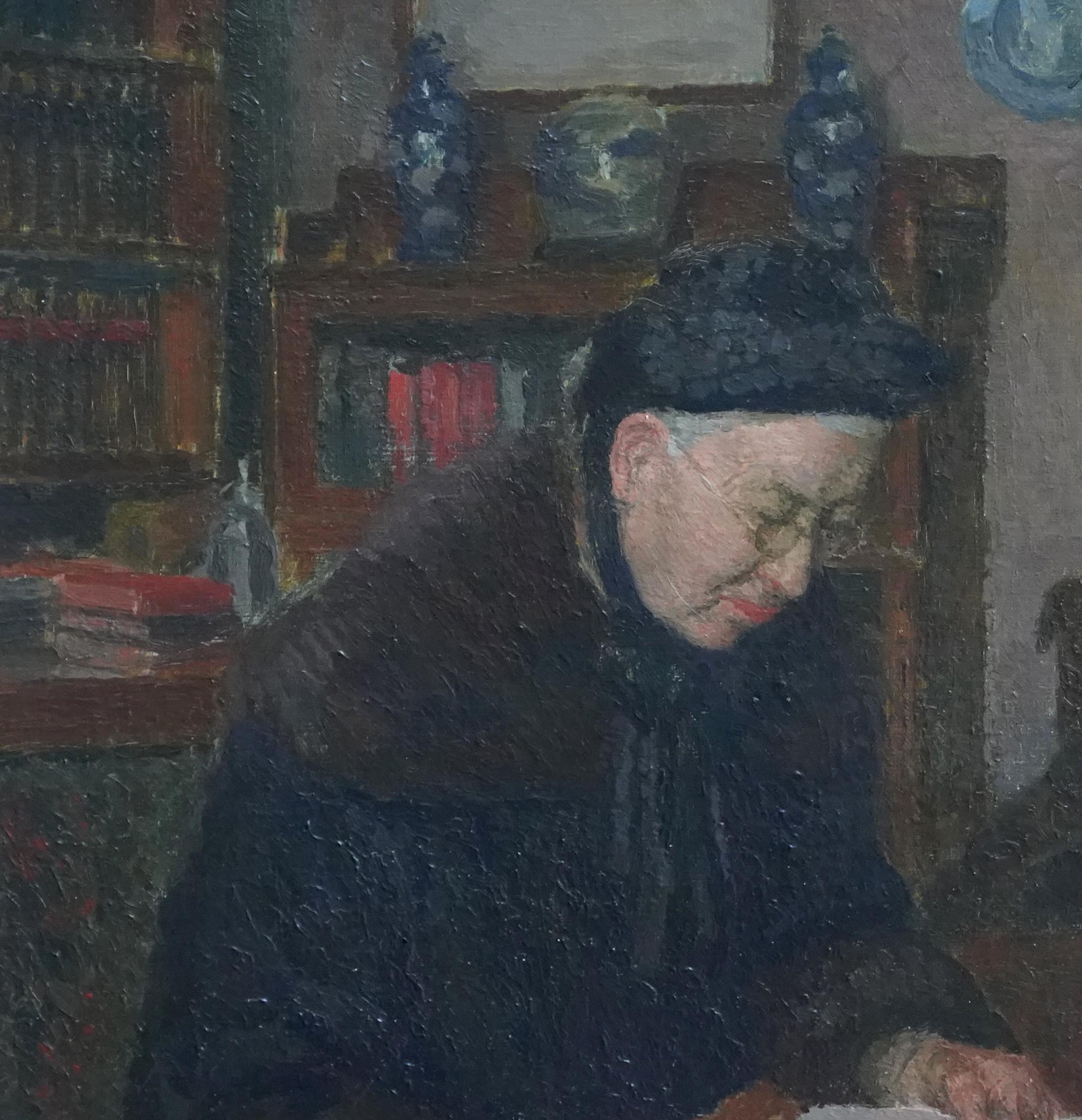 Geoffrey Hamilton Rhoades - Interior Portrait of Artist's Aunt ...