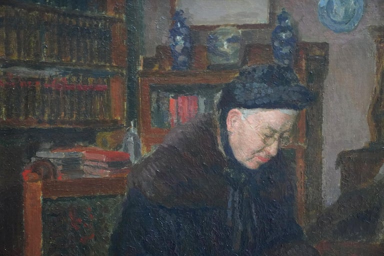 Geoffrey Hamilton Rhoades - Interior Portrait of Artist's Aunt ...