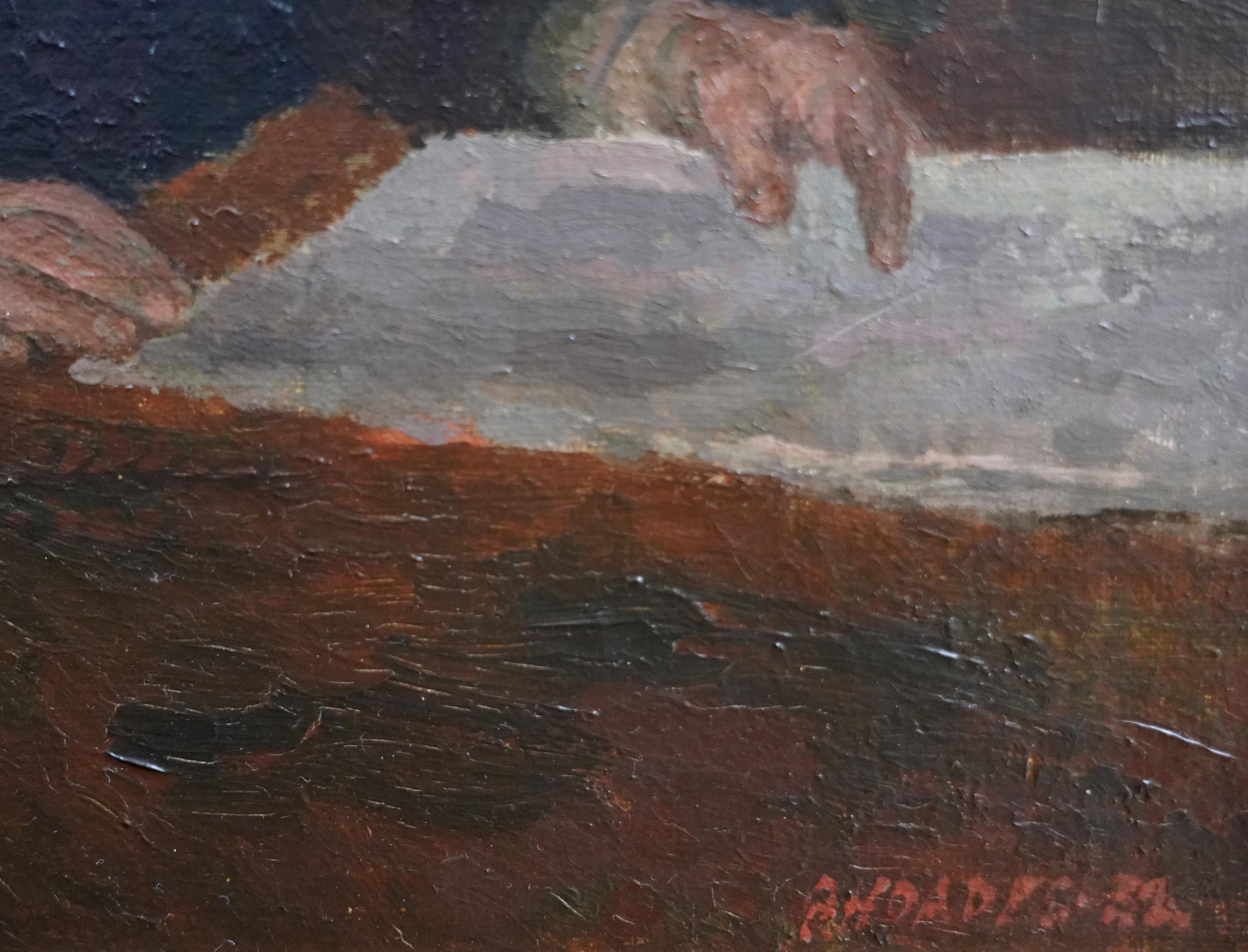 Geoffrey Hamilton Rhoades - Interior Portrait of Artist's Aunt ...