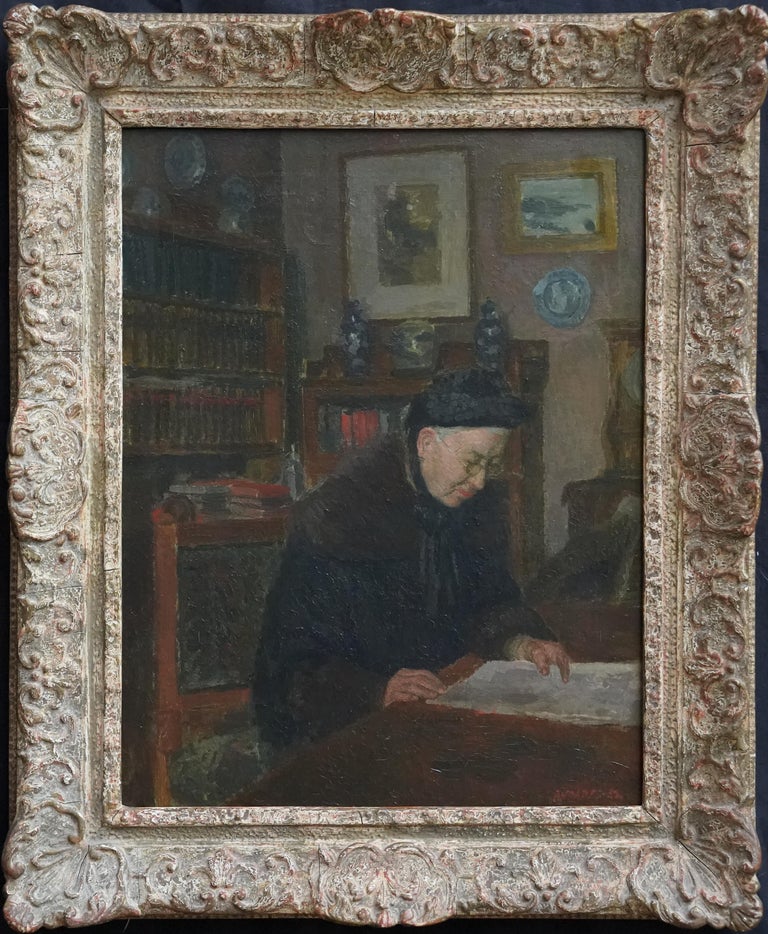 Geoffrey Hamilton Rhoades - Interior Portrait of Artist's Aunt ...