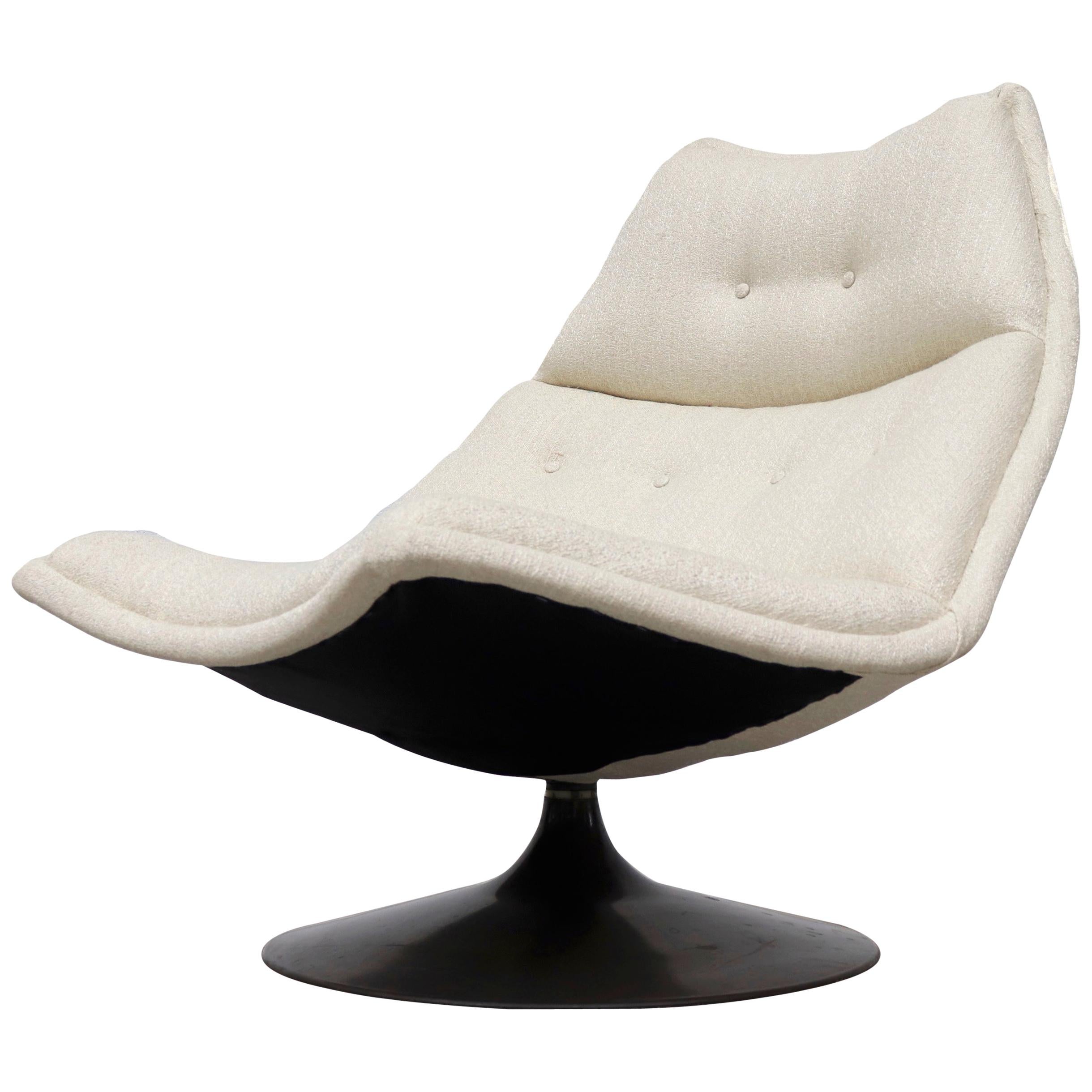 Geoffrey Harcourt 'F584' for Artifort Swivel Lounge Chair at 1stDibs