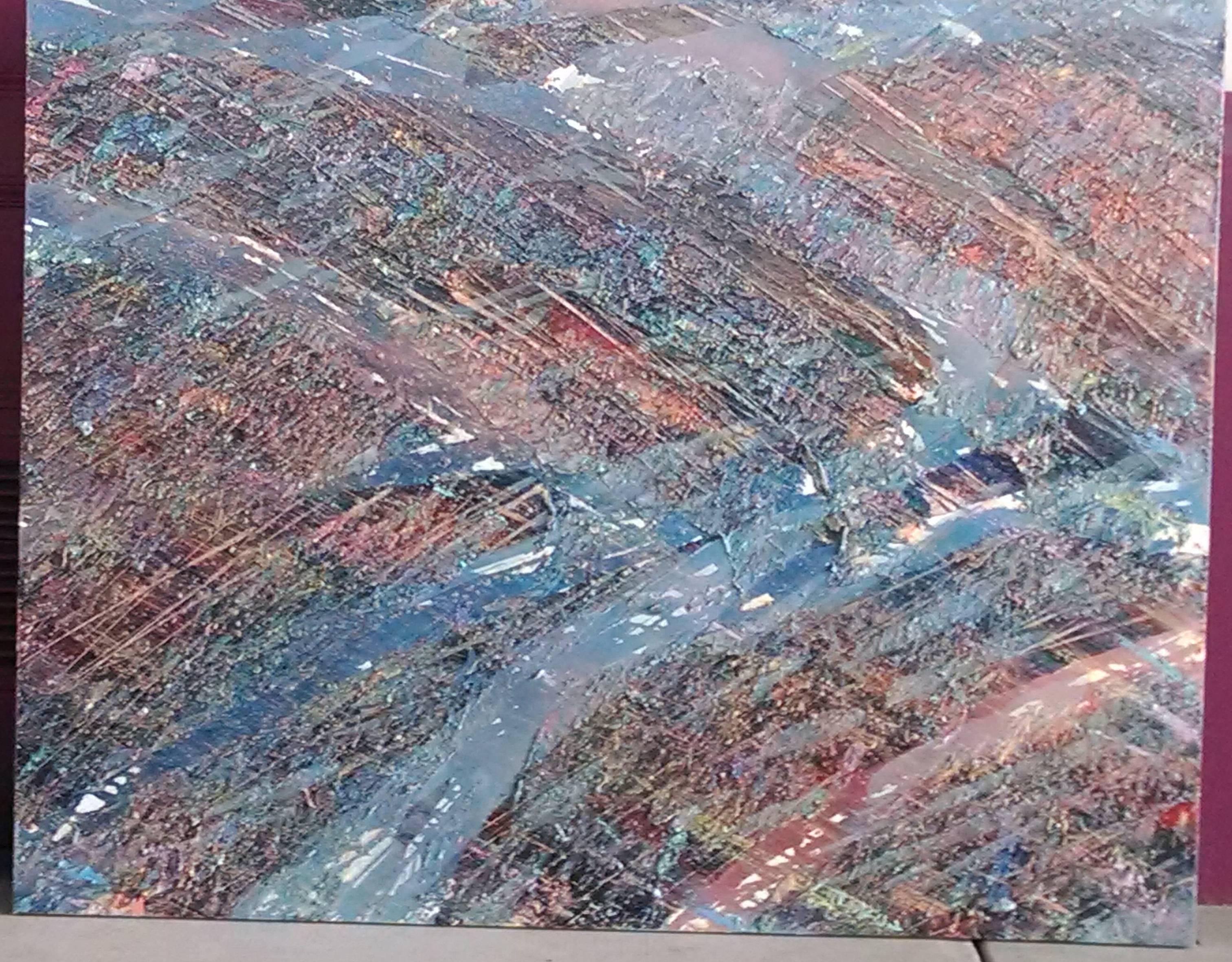 Geoffrey Williams - Geoffrey Williams – Abstract painting based on ...