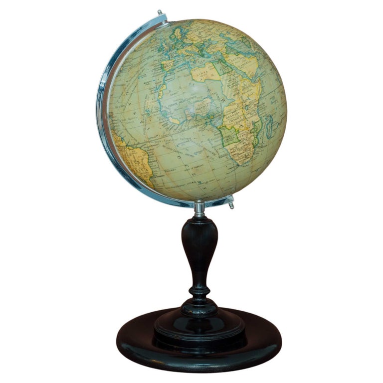 Geographia 10 Inch Globe, circa 1955 For Sale at 1stDibs