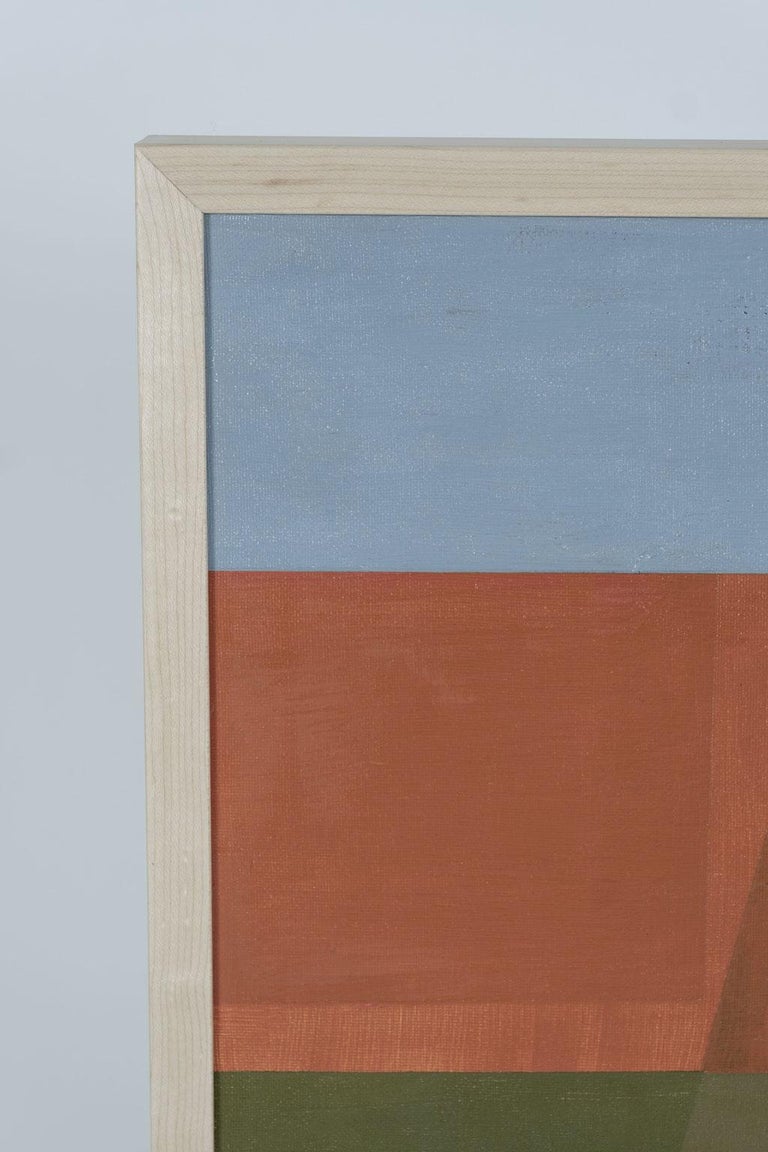 Geometric Abstract Expressionist Mixed Medium Painting For Sale at 1stDibs