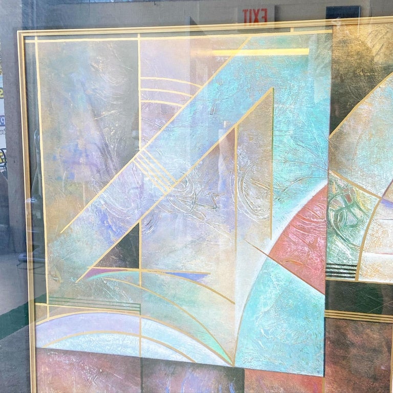 Geometric Abstract Framed Art Print by Richard Hall For Sale at 1stDibs ...