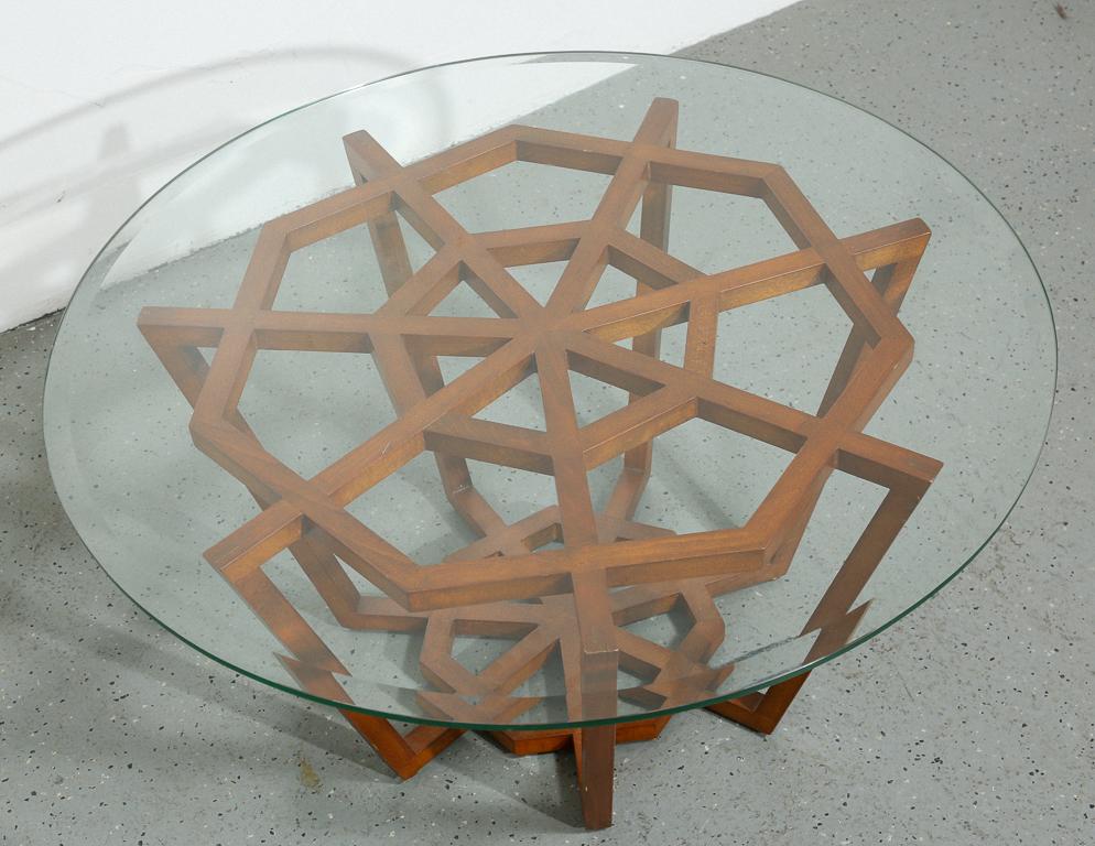 Geometric Base Coffee Table For Sale at 1stDibs | geometric table base ...