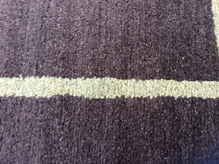 Geometric Box Pattern Rug at 1stDibs