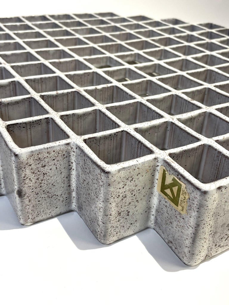 Geometric ceramic extrudate, Alessio TASCA late 1970s For Sale at 1stDibs