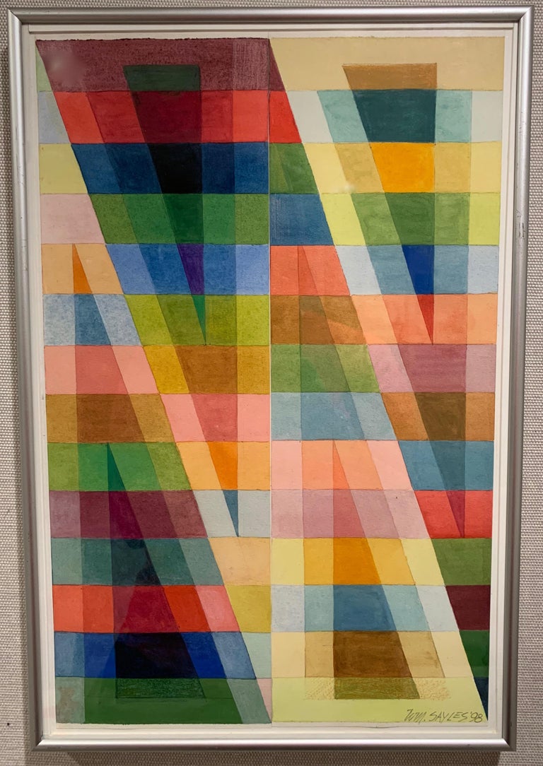 Geometric Drawings Signed by Artist William Sayles at 1stDibs