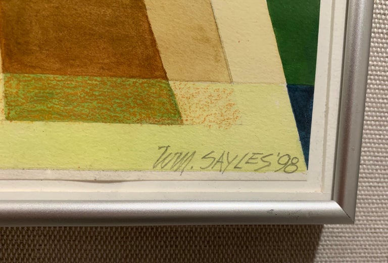Geometric Drawings Signed by Artist William Sayles at 1stDibs