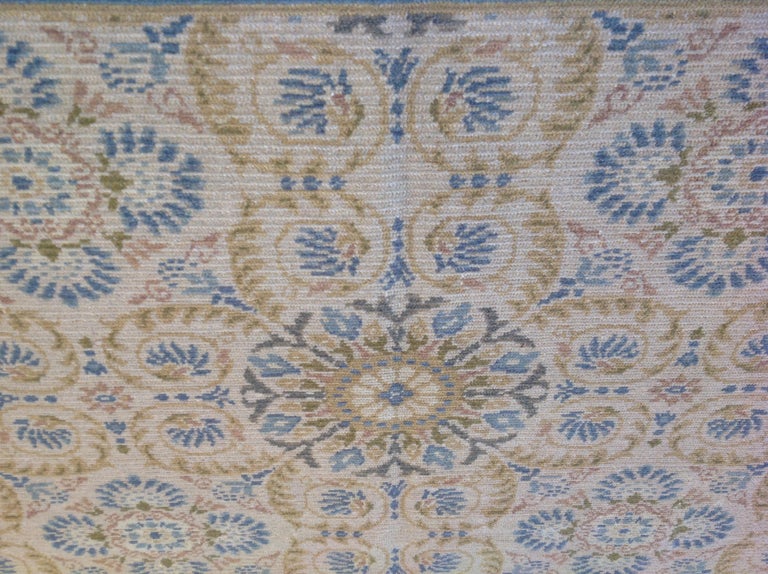 Geometric Floral European Rug For Sale at 1stDibs