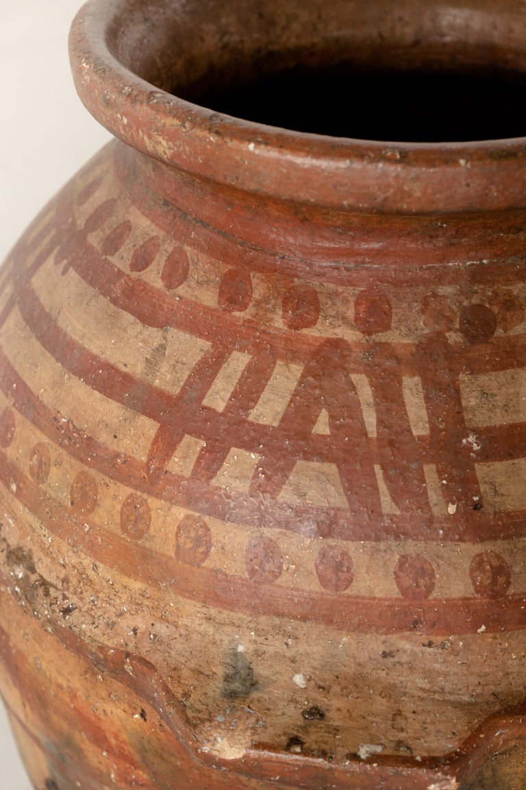 Geometric Graphic Large Ceramic Pot For Sale at 1stDibs | jarre en ...