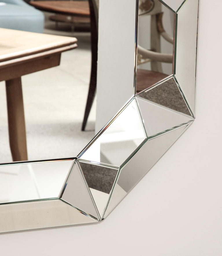 Geometric Octagonal Mirror For Sale at 1stDibs