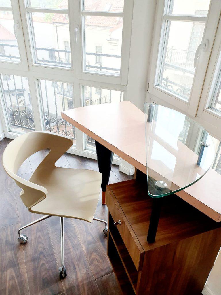 Geometric Shape Memphis Style Italian Office or Reception Desk For Sale ...