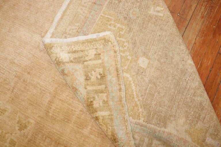 Geometric Vintage Turkish Room Size Rug For Sale at 1stDibs
