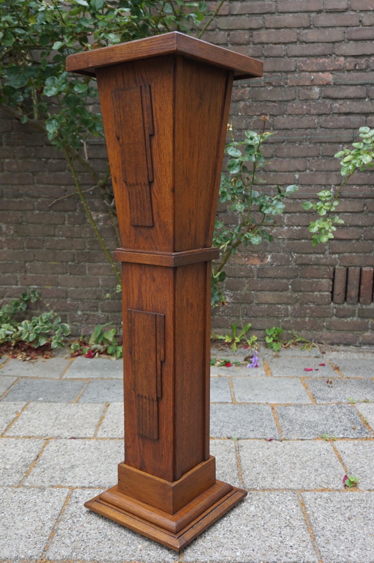 Geometrical Art Deco Pedestal / Sculpture Stand for Busts Sculptures ...