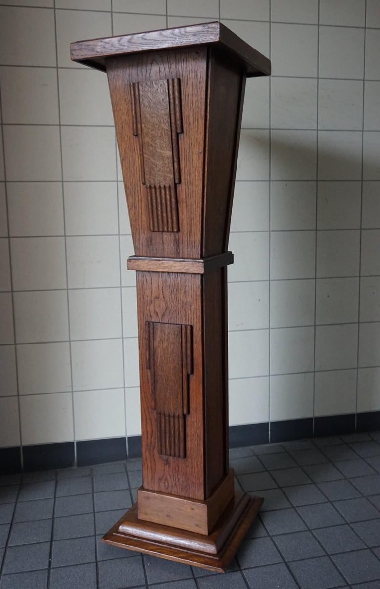 Geometrical Art Deco Pedestal / Sculpture Stand for Busts Sculptures ...